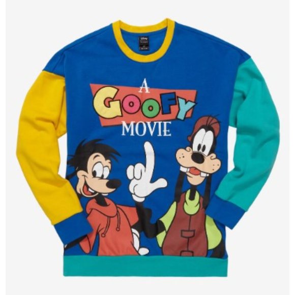 Disney | Sweaters | Disney D23 A Goofy Movie Max Goofy Color Block ...